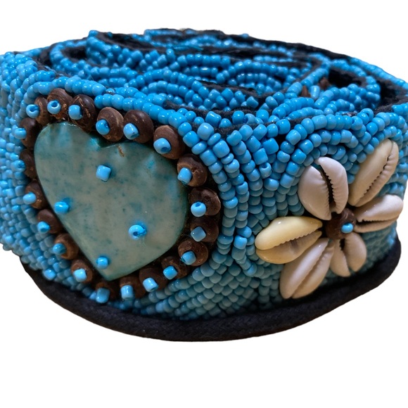 Accessories | Made In Indonesia Native Shells And Beadwork Tie Belt ...